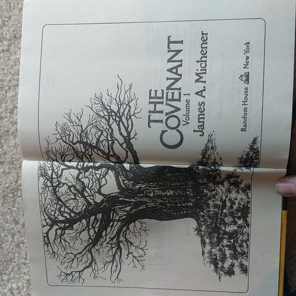 random house | Other | James A Michener The Covenant 98 | Poshmark